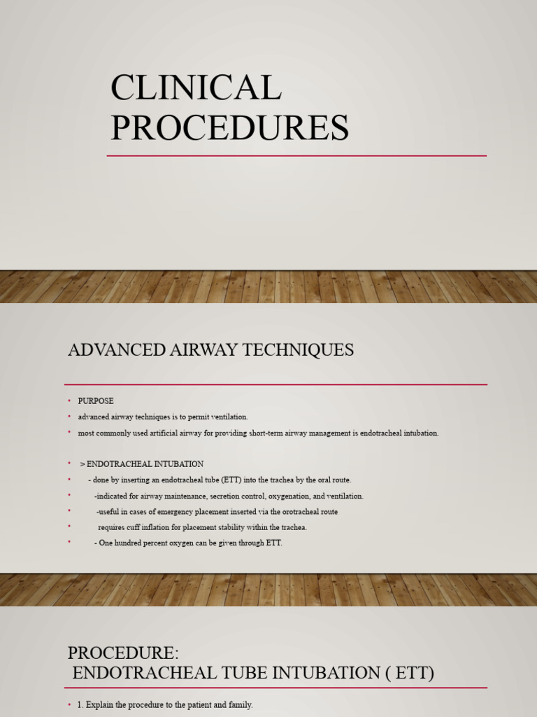 CRITICAL-CARE-CLINICAL-PROCEDURES-2023 | PDF | Breathing | Respiratory ...