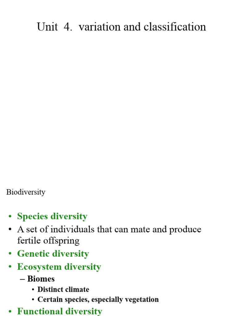 Pre-Ig Unit 4 | PDF | Invertebrate | Genetic Diversity