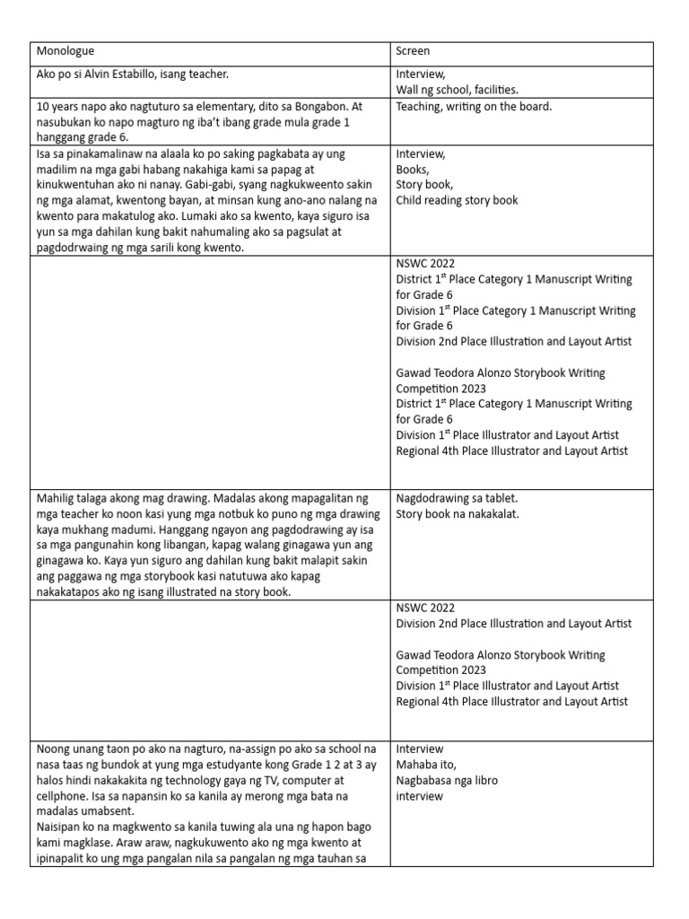 Script Video DWNE | PDF