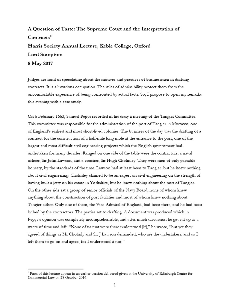 Speech 170508 | PDF | Breach Of Contract | Indemnity