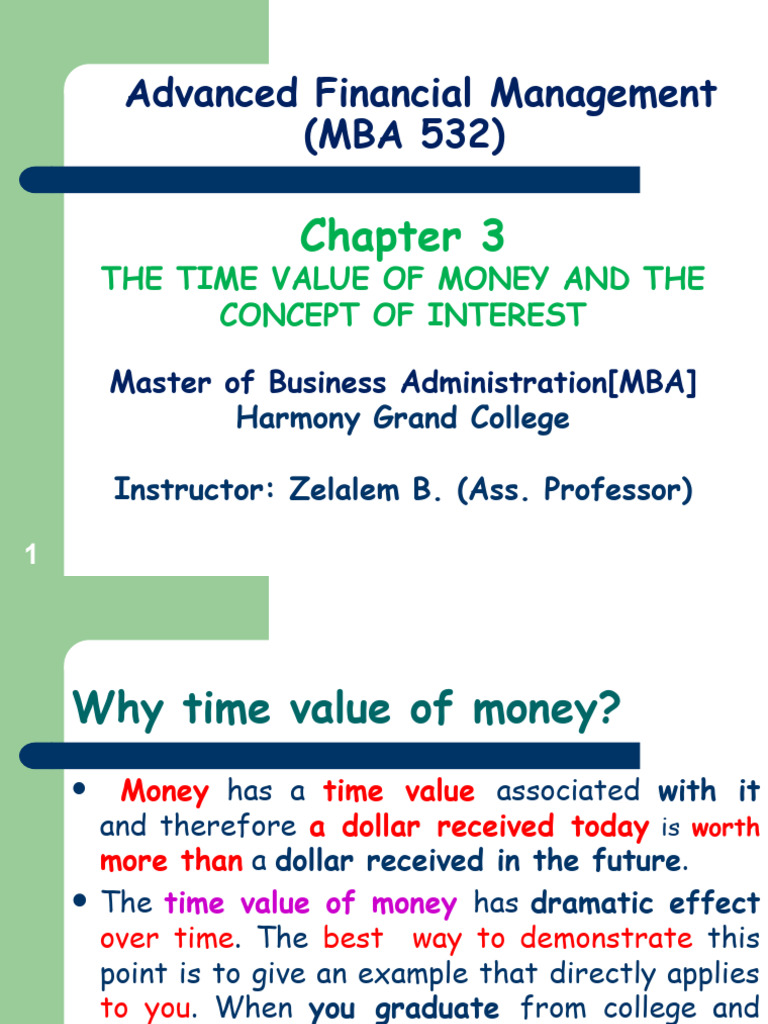 CHAPTER III - The Time Value of Money - Concept of Interest | Download Free PDF | Present Value ...