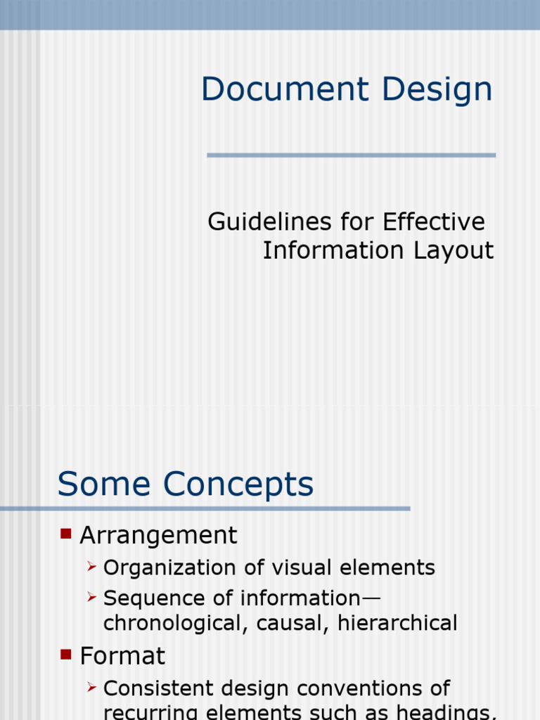 Document Design-Guidelines For Effective Information Layout | PDF | Page Layout | Bookbinding