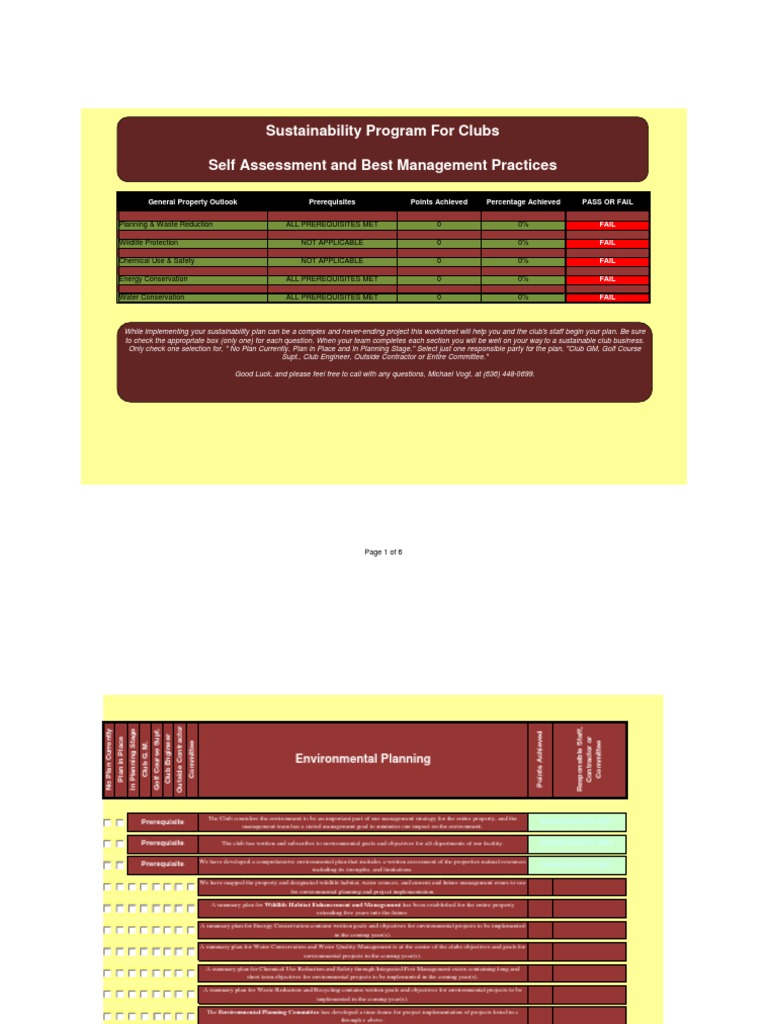 Environmentalchecklist V 2.1 | PDF | Efficient Energy Use | Recycling