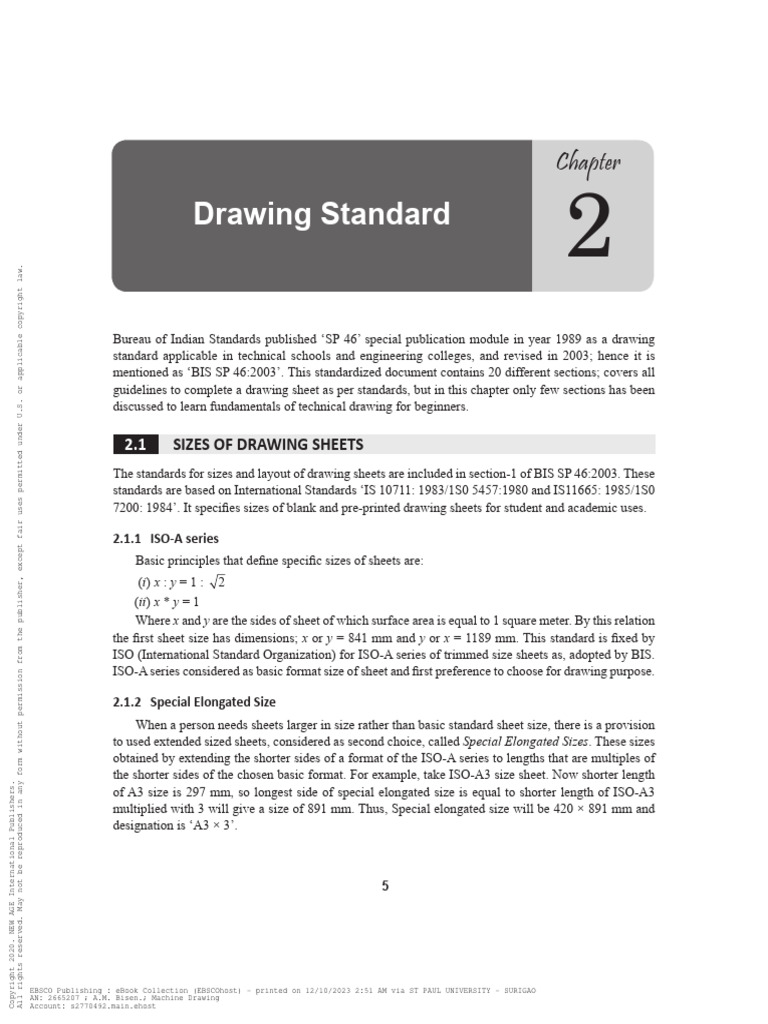 AMBisen 2020 2DrawingStandard MachineDrawing | PDF | Technical Drawing ...