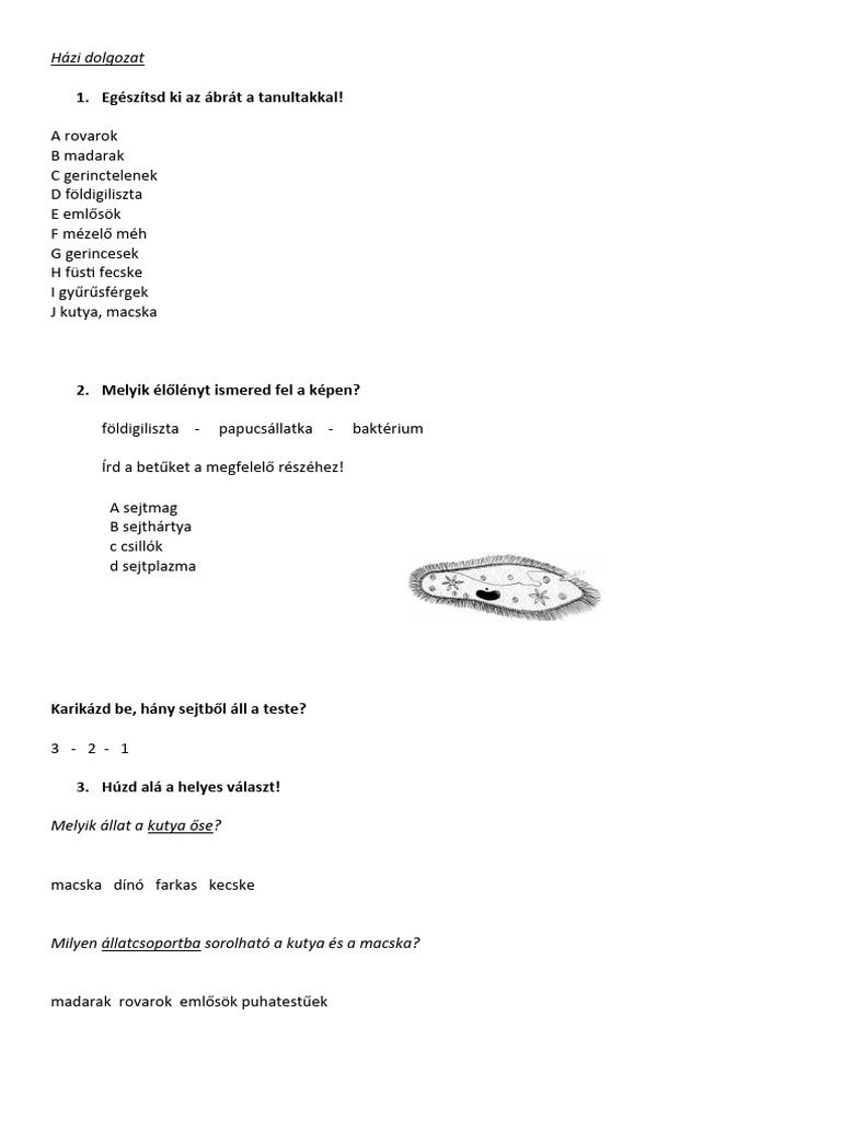 Természetismeret 5.o. | PDF