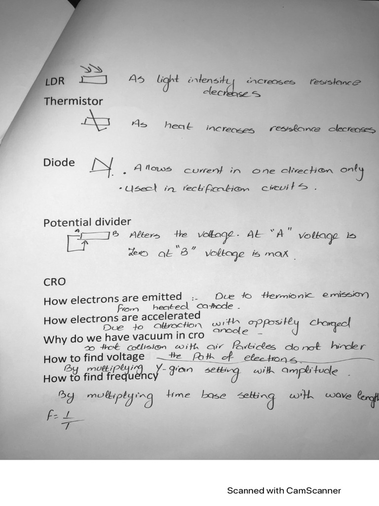 Electronics Solved Worksheet | PDF Electronics Solved Worksheet | PDF