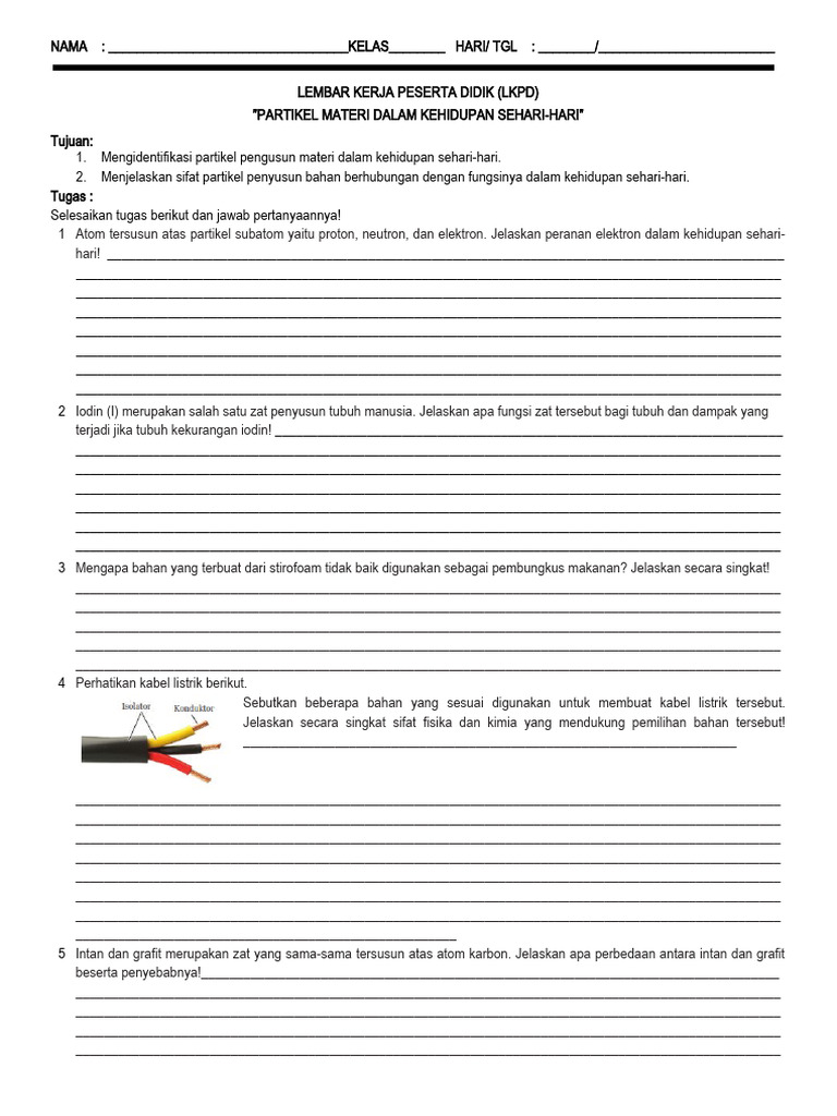 Peranan Partikel Subatom dalam Kehidupan | PDF