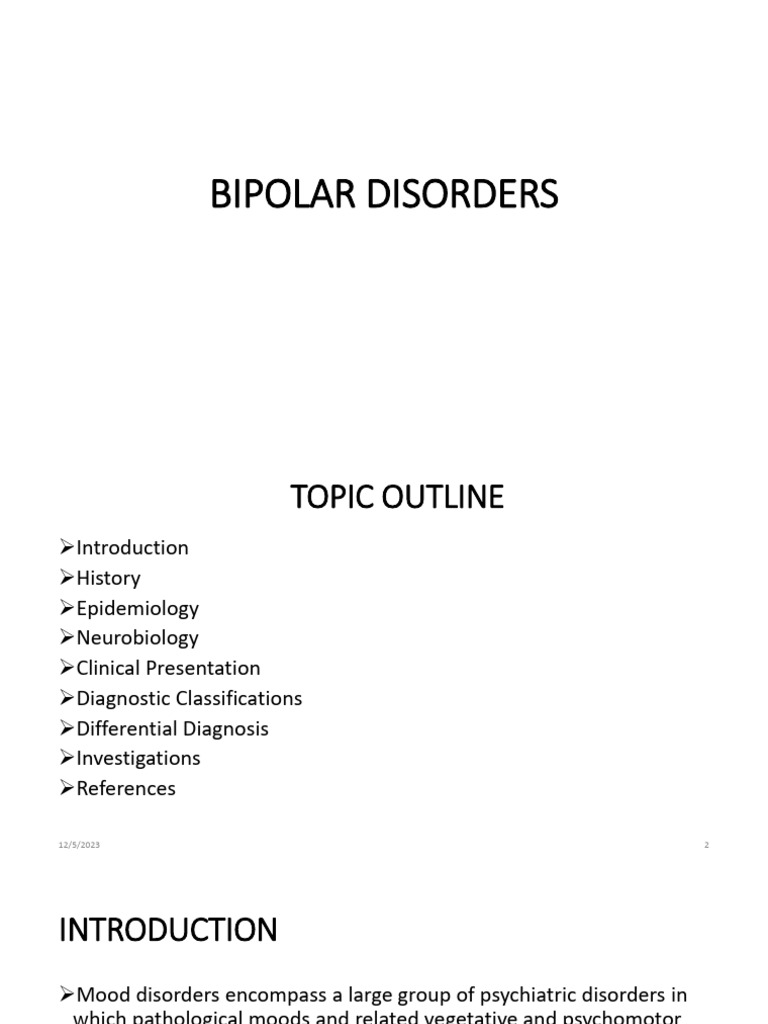 Bipolar Disorder | PDF | Bipolar Disorder | Mania