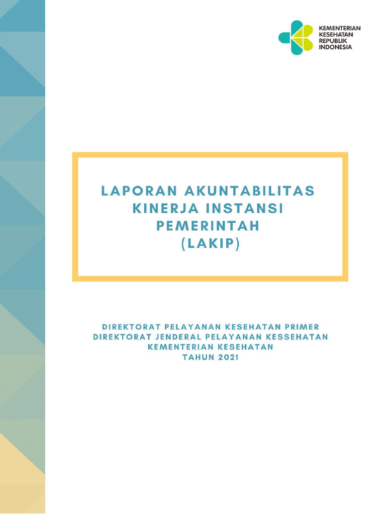 Direktorat Pelayanan Kesehatan Primer Lakip 2021 | PDF | Pengelolaan ...