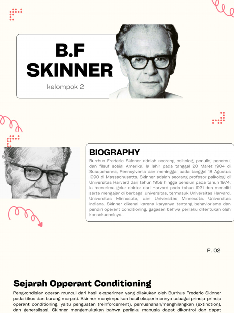 B.F Skinner - Operant Conditioning | PDF