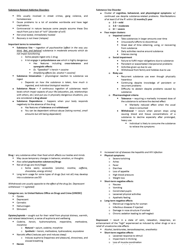 Understanding Substance Use Disorders | PDF | Opioid | Cannabis (Drug)