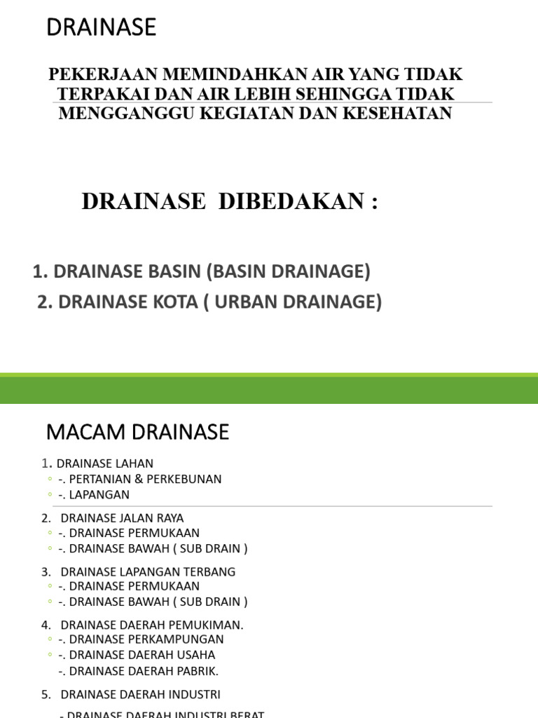 Perencanaan Drainase 04 | PDF