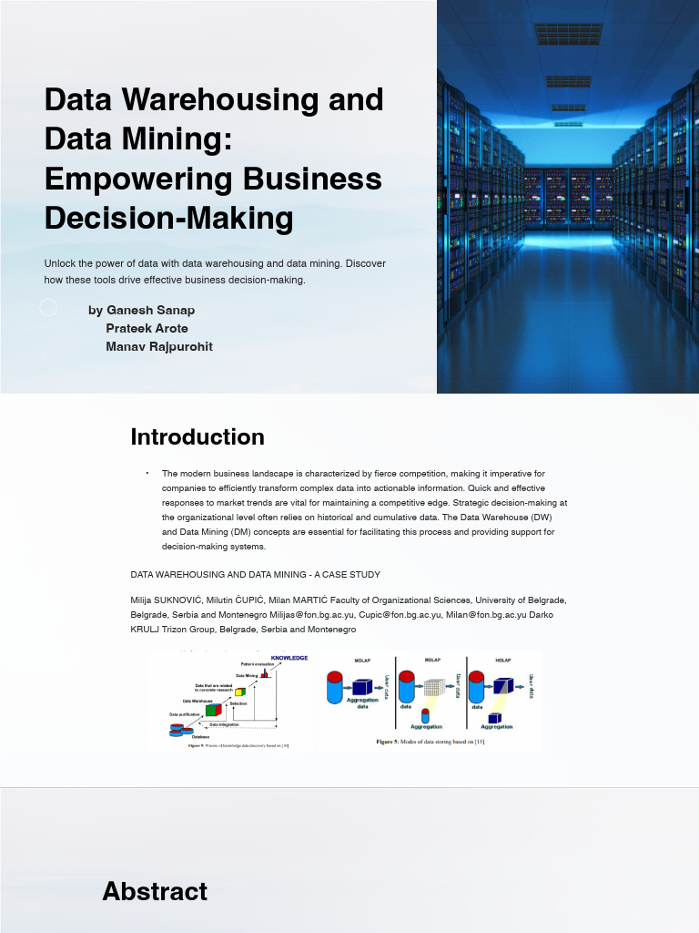 DWM Final | Download Free PDF | Data Warehouse | Data Mining