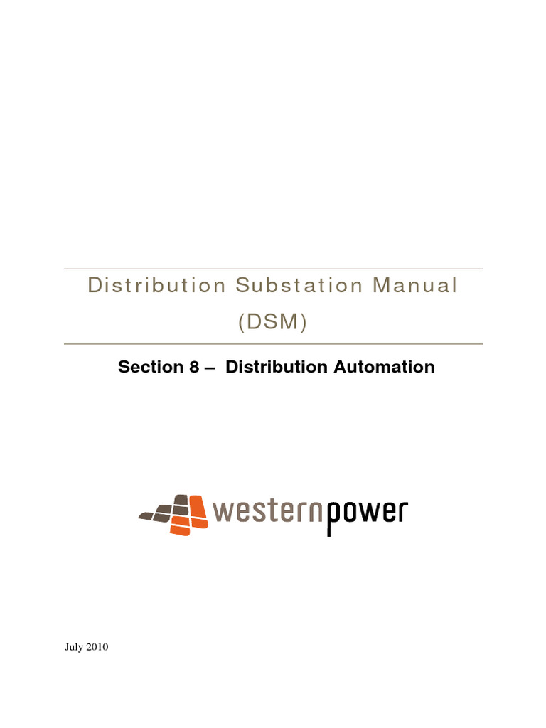 Section 8 - Distribution Automation Distribution-substation-manual ...