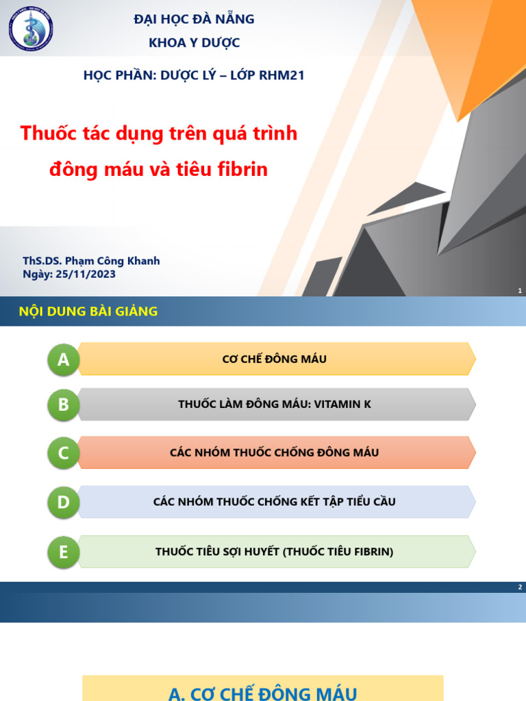 Thuoc Chong Dong - RHM21 | PDF