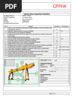 Gantry Crane Safety Inspection Checklist Global EHS | PDF | Crane ...