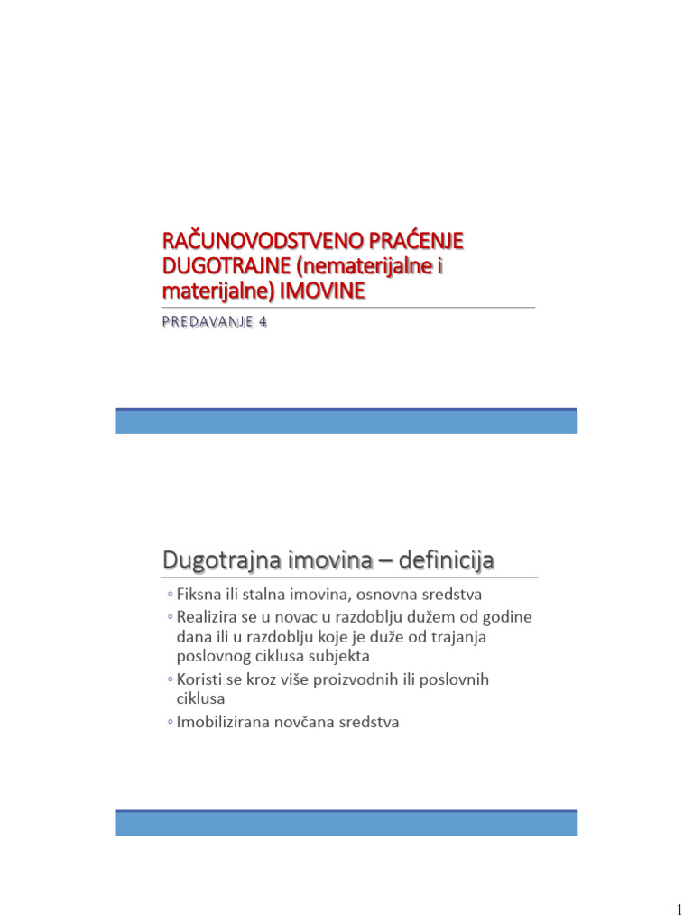 Predavanja 4 | PDF