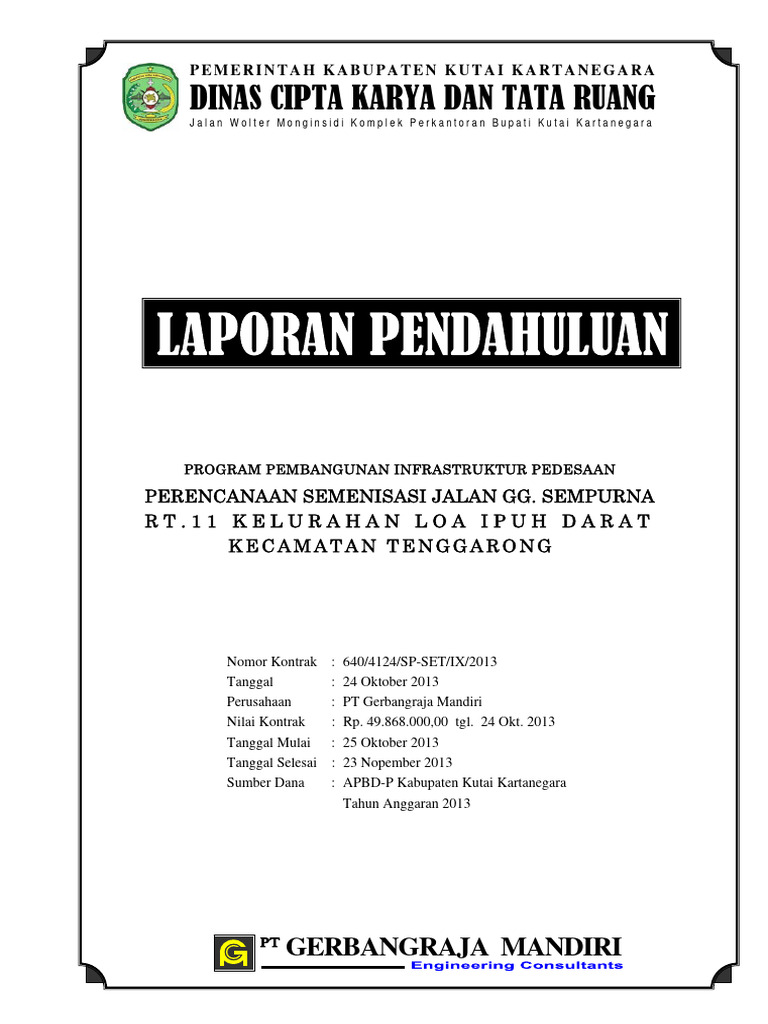 LAP. PENDAHULUAN LOA IPUH | PDF