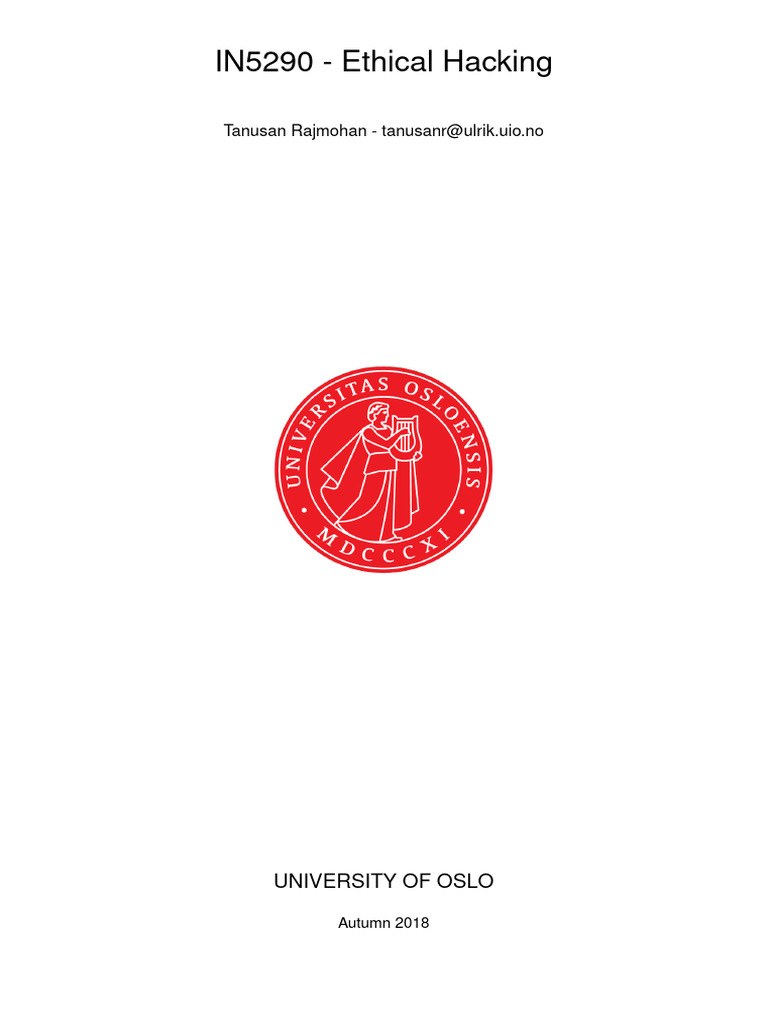 IN5290 - Ethical Hacking | PDF | Domain Name | Transmission Control Protocol