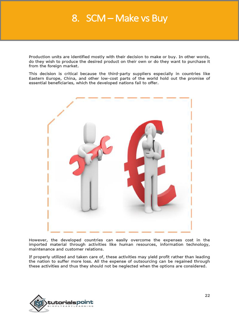 Supply Chain Management Online Module 27 34 | PDF | Outsourcing ...