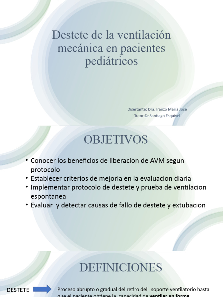 Destete Majo | PDF | Fisiologia Animal | Respiración