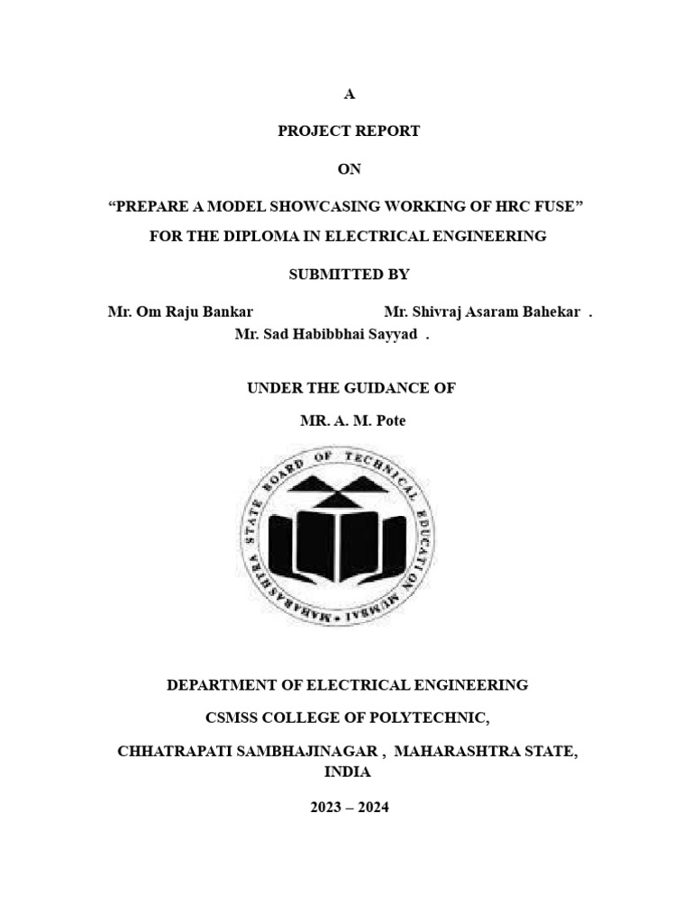 Ieb Final Report | PDF | Fuse (Electrical) | Electricity