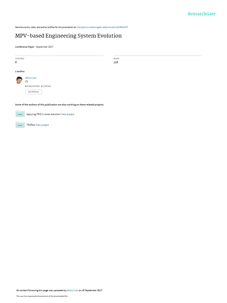 System | PDF | Evolution | System