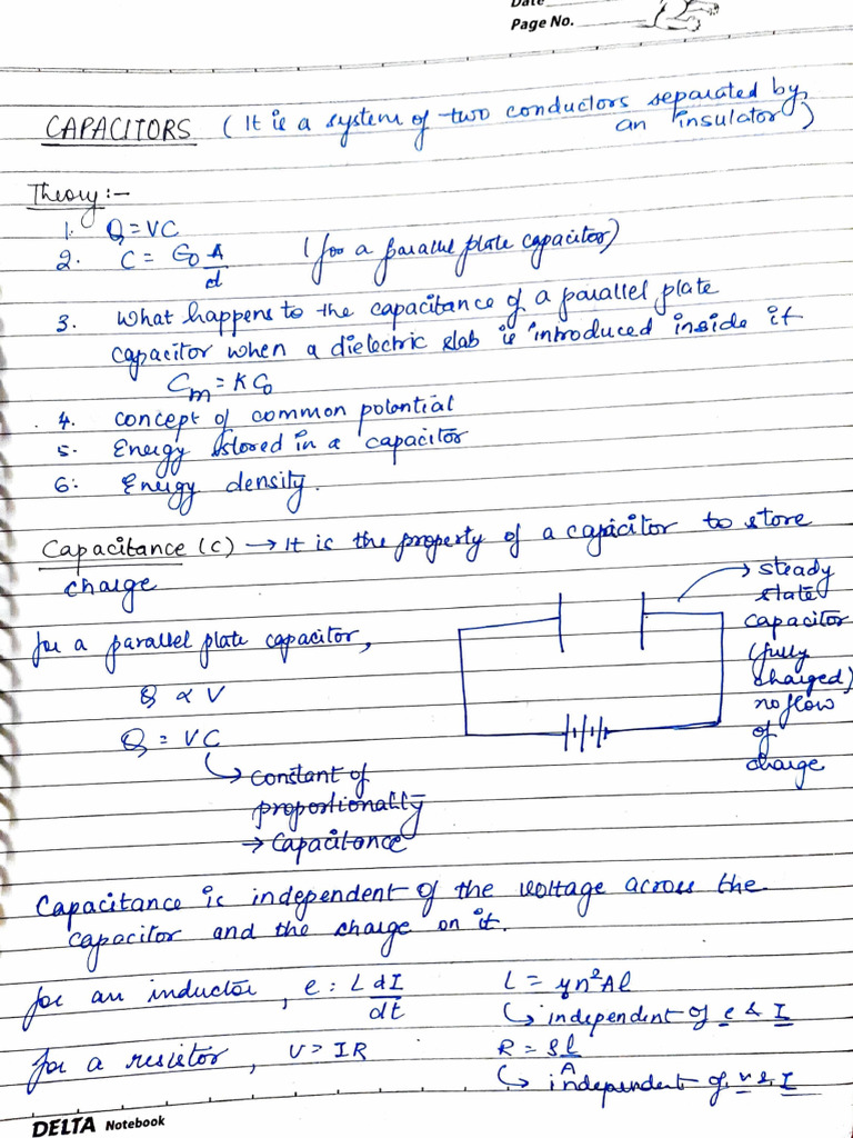 Electrostatic Potential And Capacitance Pdf