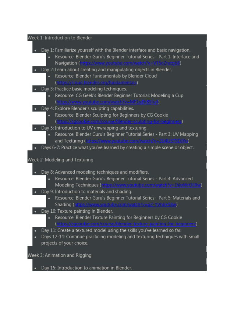 Blender | PDF | Blender (Software) | Computer Graphics