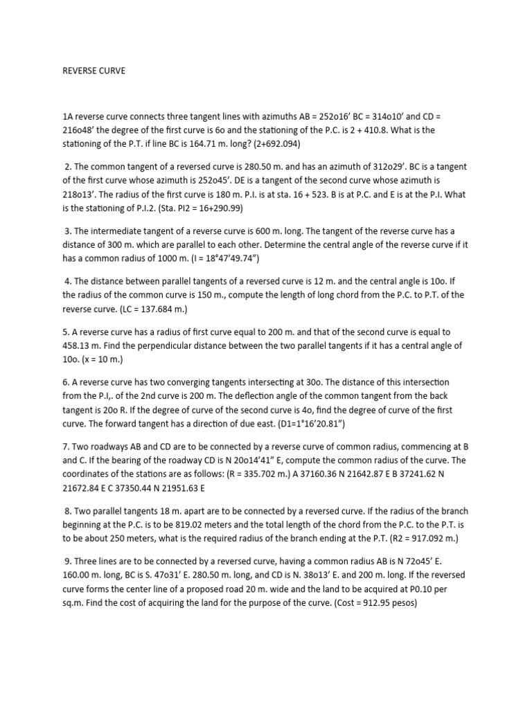 Surveying | PDF | Angle | Tangent
