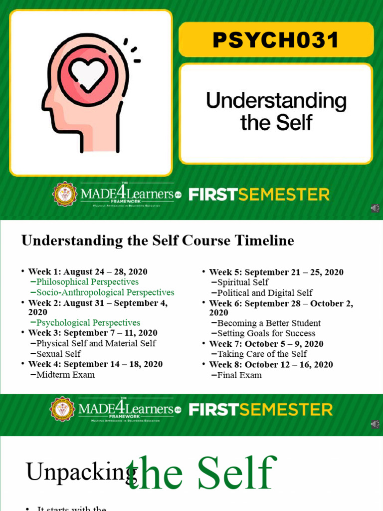 Understanding the Material and Physical Self | PDF | Self Concept | Self