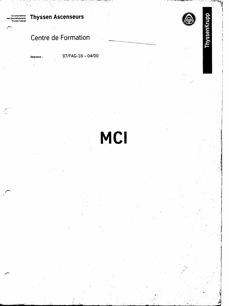 Thyssenkrupp Mci | PDF