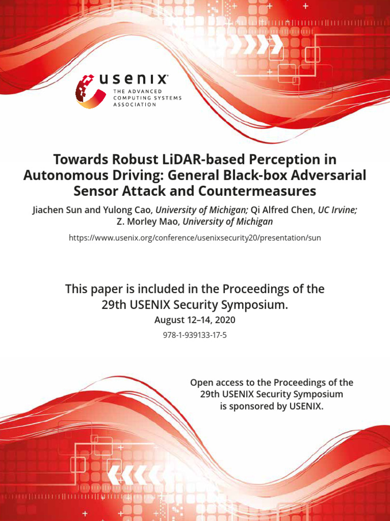 Towards Robust LiDAR-based Perception in Autonomous Driving | PDF ... Towards Robust LiDAR-based Perception in Autonomous Driving | PDF ...