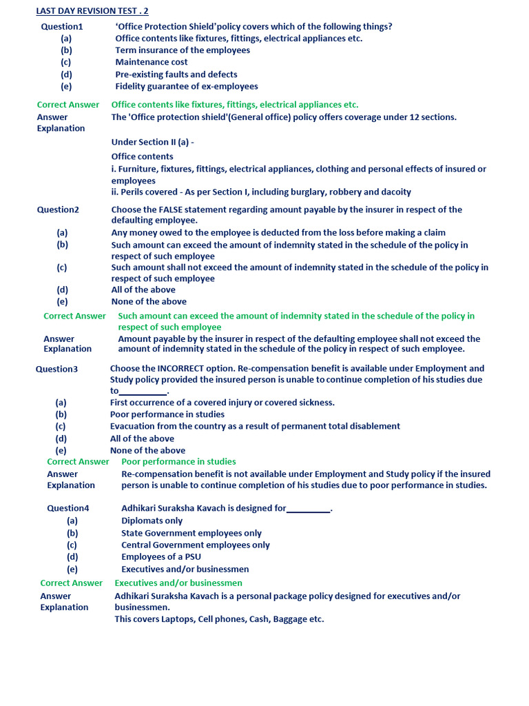 Misc 1 | PDF | Reinsurance | Insurance