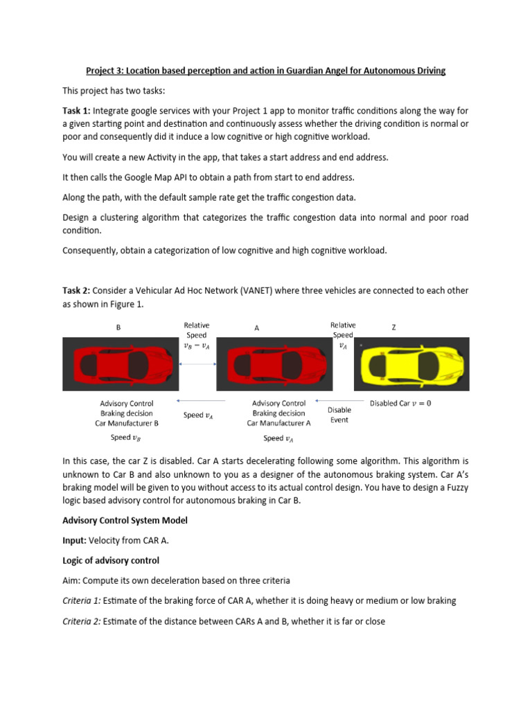 Project | PDF | Fuzzy Logic | Car
