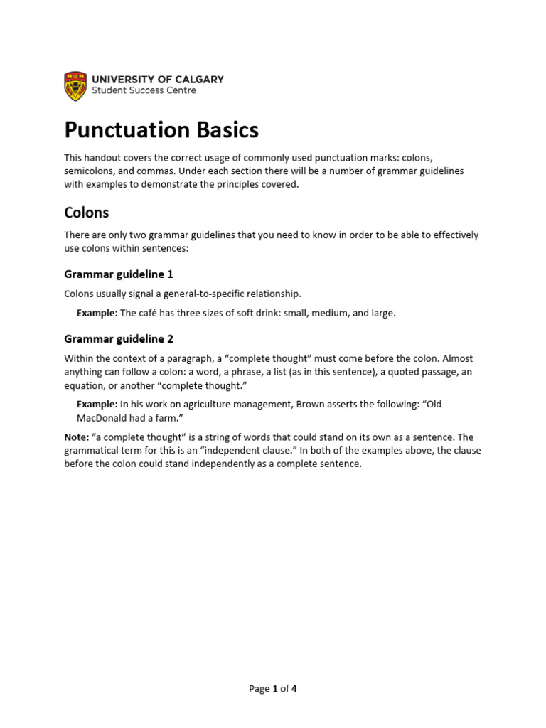 punctuation-grammar-series | PDF | Comma | Sentence (Linguistics)