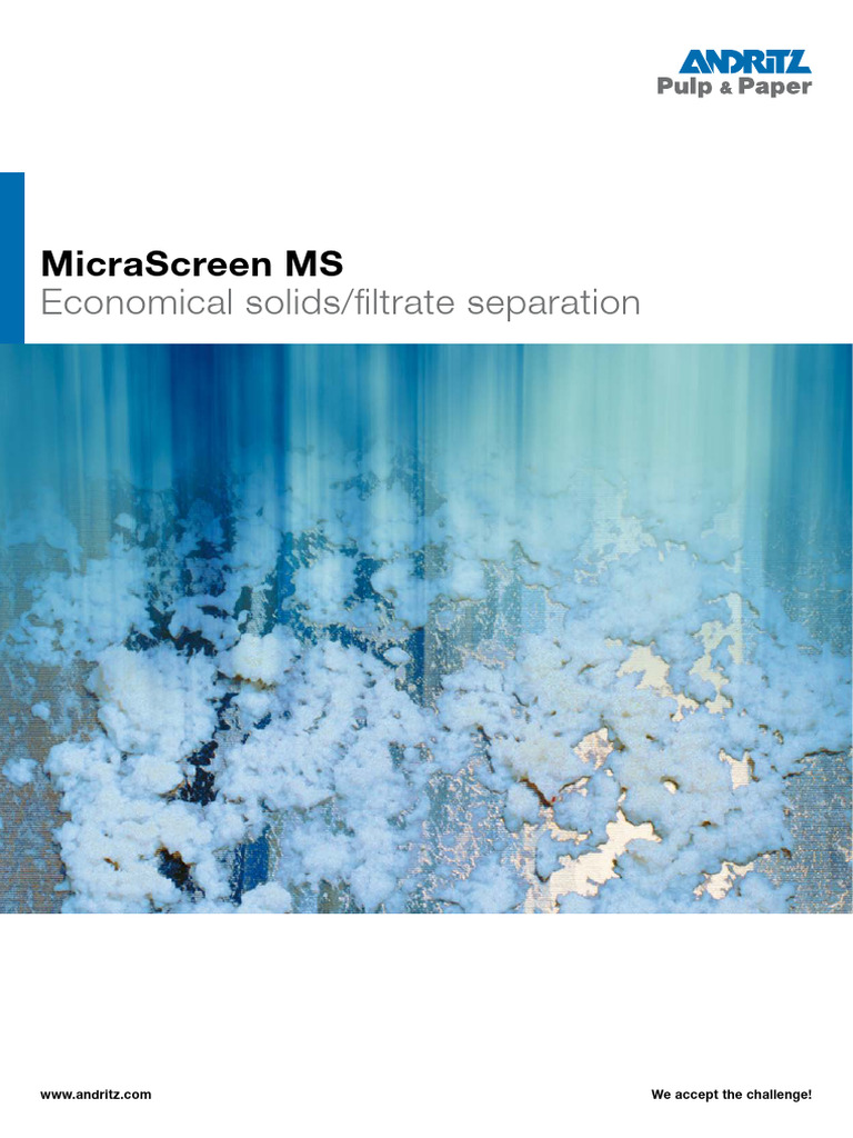 ANDRITZ BowScreen MicraScreen EN | PDF | Filtration | Paper