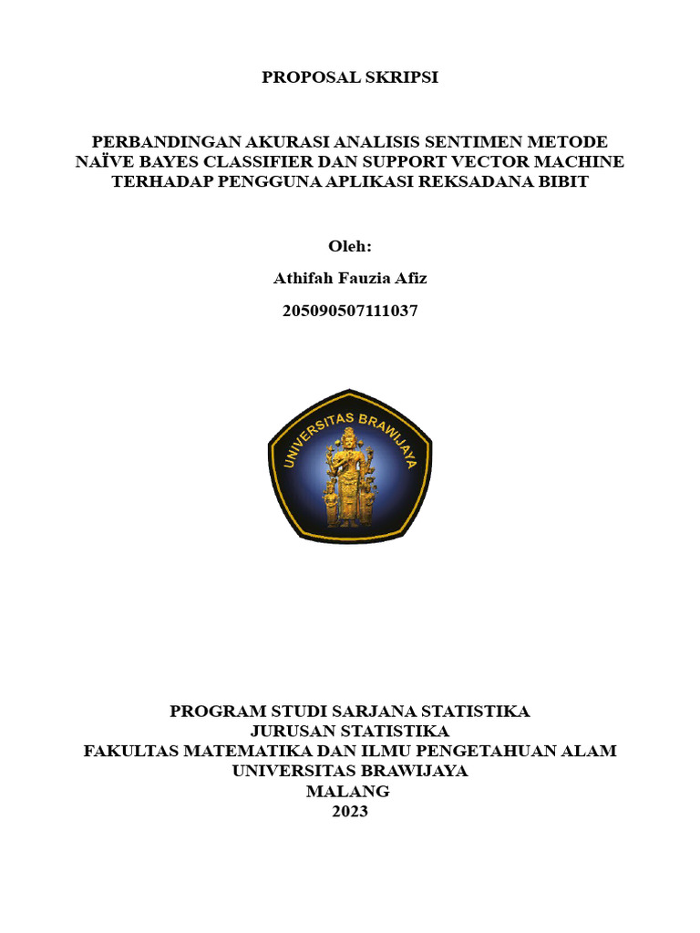 Format Proposal Skripsi | PDF