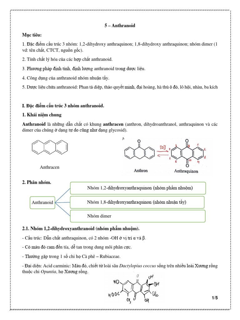 5 Anthranoid | PDF