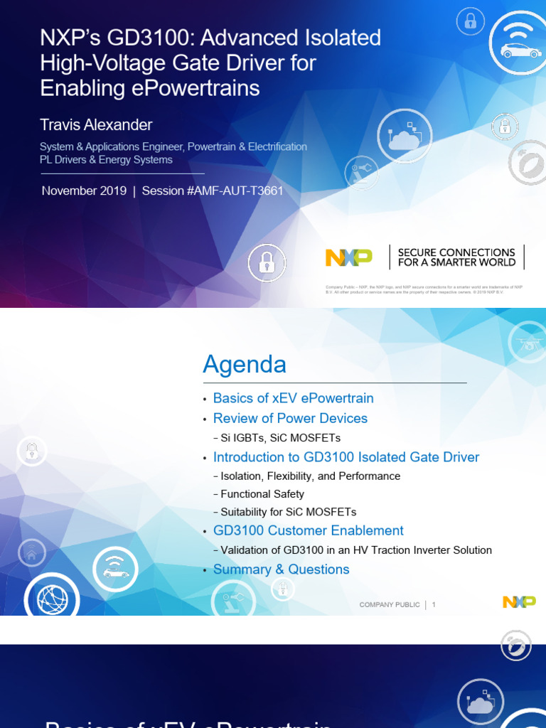 AMF-AUT-T3661 GD3100 Adv HVGDIC For Epowertrain Oct19 Rev | PDF | Power ...