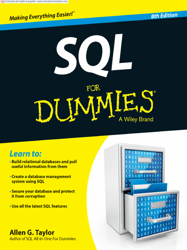 (For Dummies (Computer - Tech) ) Taylor A.G.-SQL For Dummies-Wiley (2013) ES | PDF | SQL | Base ...