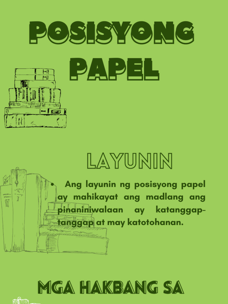 Posisyong Papel | PDF