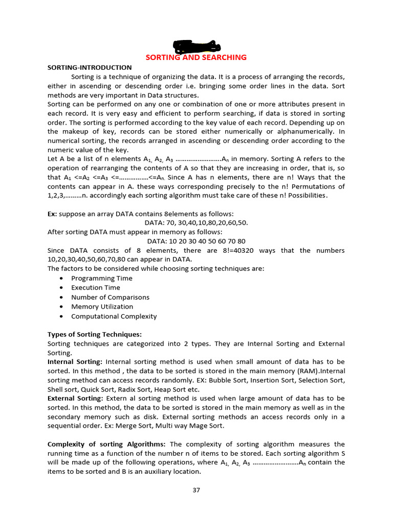 Data Structure Notes 2 Pdf Computer Data Storage Time Complexity