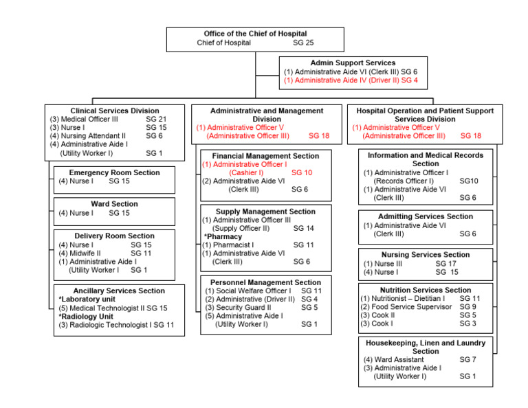 3 10 23 Position Chart Hospital | Download Free PDF | Hospital | Nursing