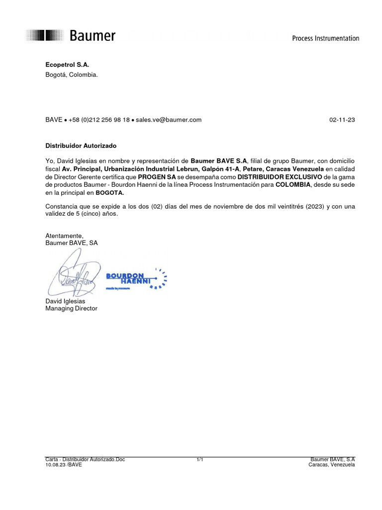 Distribuidor Autorizado Progen SA | PDF Distribuidor Autorizado Progen SA | PDF