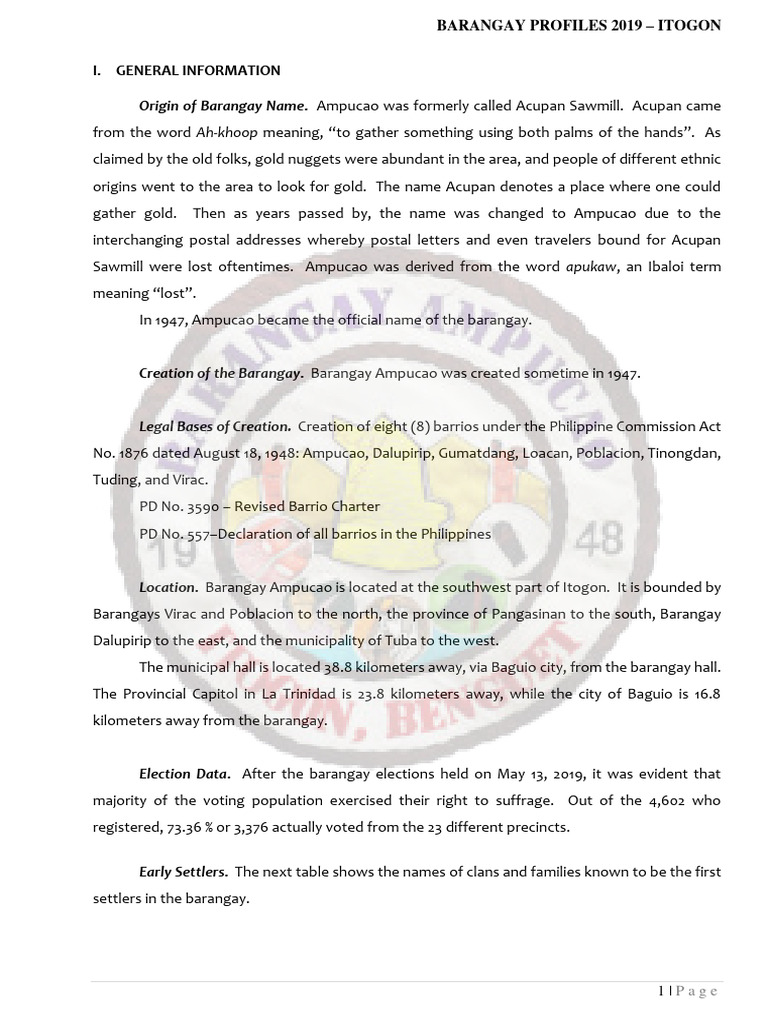 Profile Ampucao | PDF | Sanitation | Road