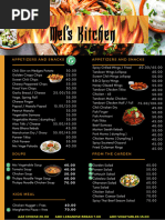 Tuck Shop Menu Highlights | PDF | Hamburgers | Salad