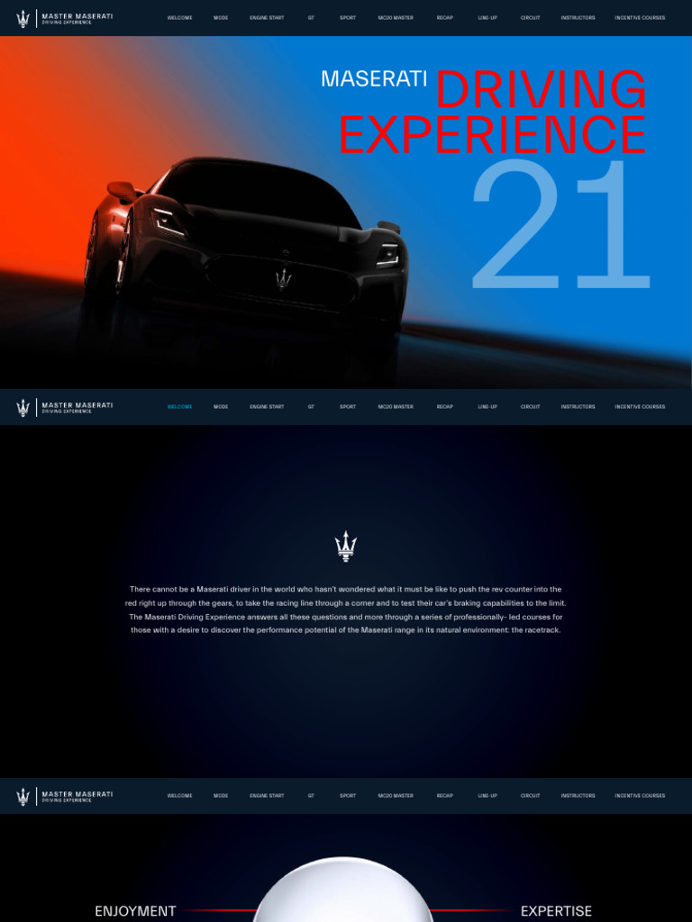 Maserati Driving Experience | PDF | V8 Engine | Vehicles