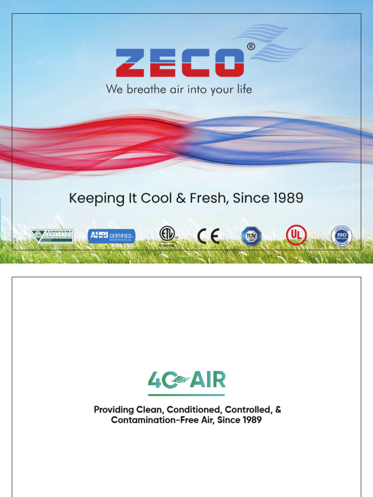 Zeco-Catalogue 2023 | PDF | Duct (Flow) | Physical Sciences