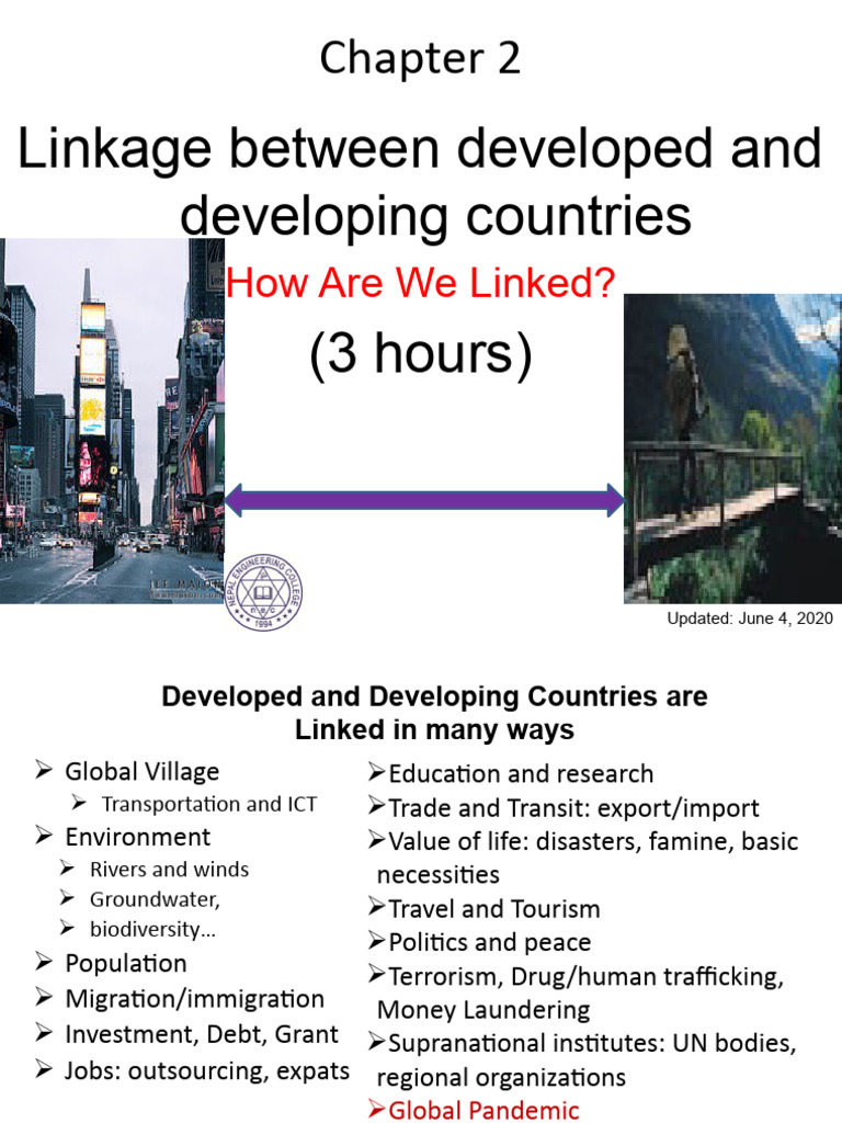 Chapter 2 Linkage Between Developed and Developing Countries Dec 2023 ...